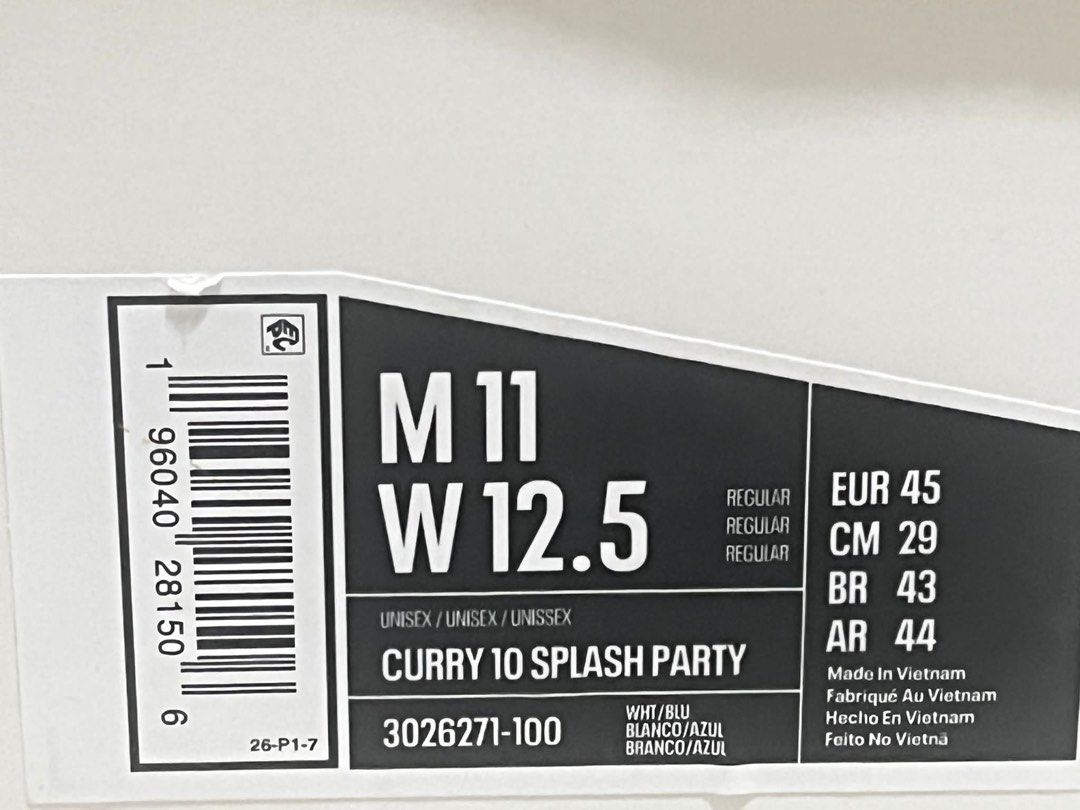 Curry 10 Splash Party, Men's Fashion, Footwear, Sneakers on Carousell