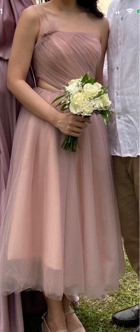 Custom pink tulle dress by Vee Tan, Women's Fashion, Dresses & Sets ...