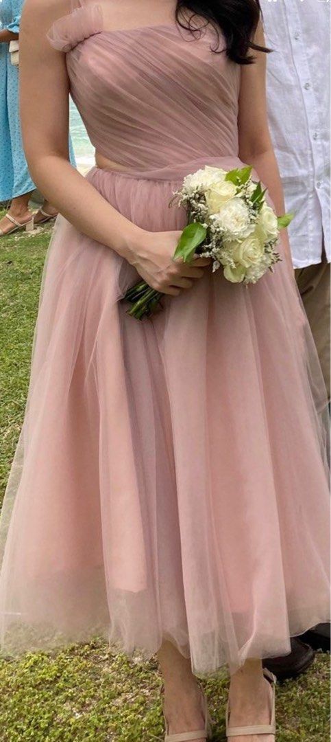 Custom pink tulle dress by Vee Tan, Women's Fashion, Dresses & Sets ...