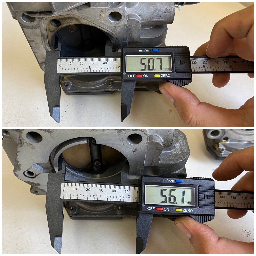 Upgrade 55mm throttle body for l15a honda fit jazz city grace freed ge6 ...