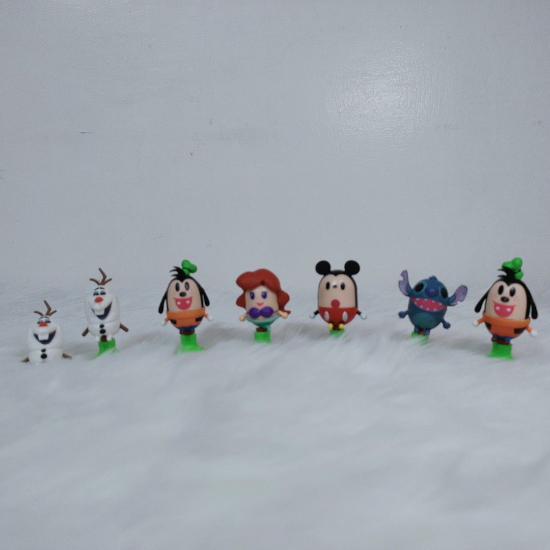 Cute Disney Collectible Figures - Ariel /Mickey / Stitch /Olaf /Goofy ...