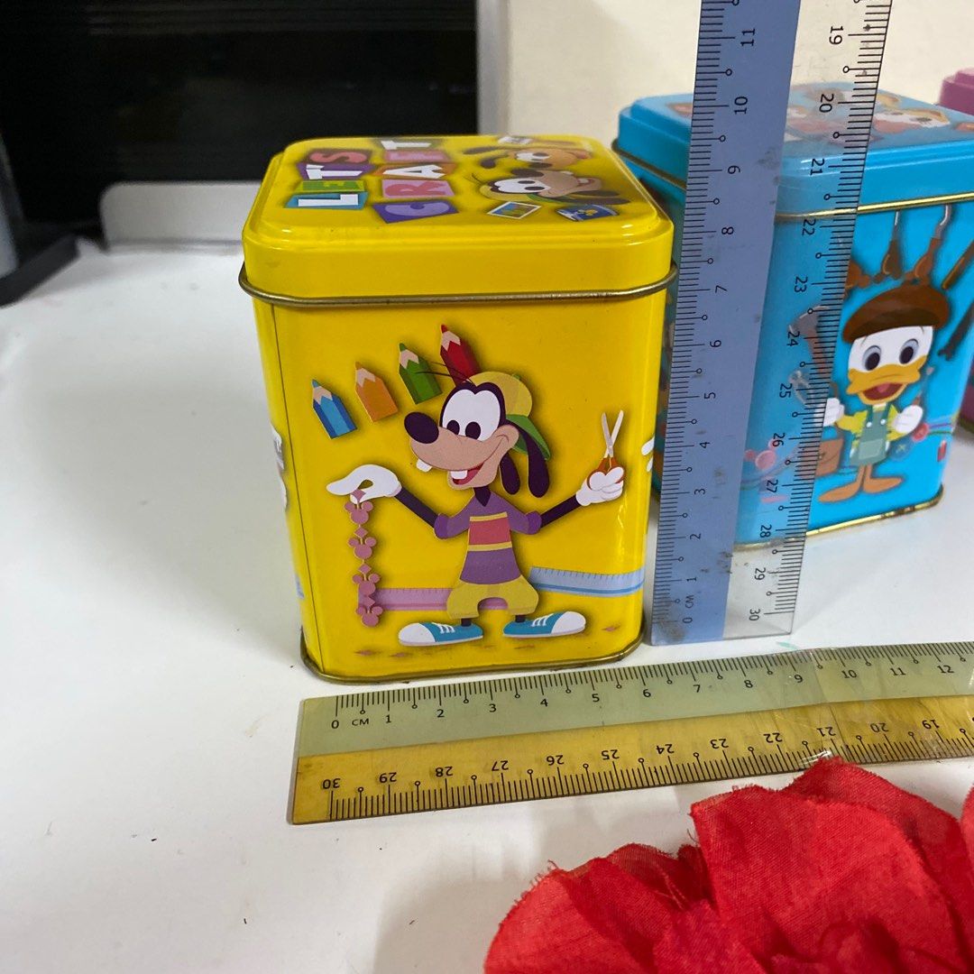 Defect HONG KONG DISNEYLAND Metal box_ Disney Mickey metal box _Disney ...
