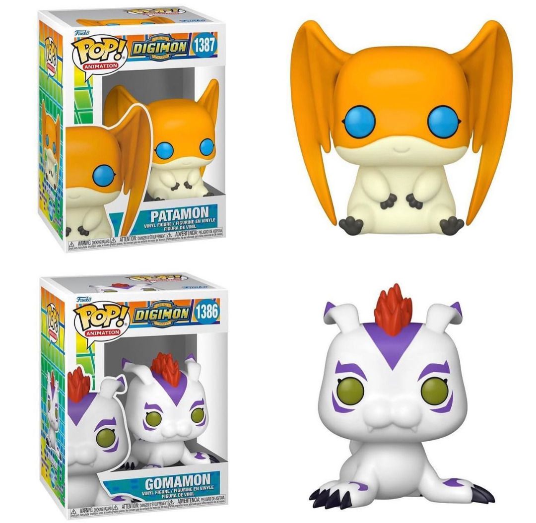 Digimon Patamon & Gomamon Funko Pop!, Hobbies & Toys, Toys & Games on ...