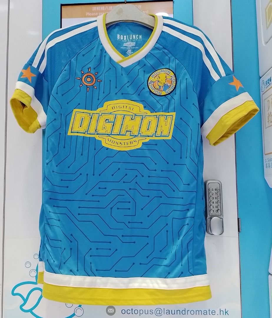 Digimon Tai Kamiya Soccer Jersey, 男裝, 上身及套裝, T-shirt、恤衫、有領衫 - Carousell