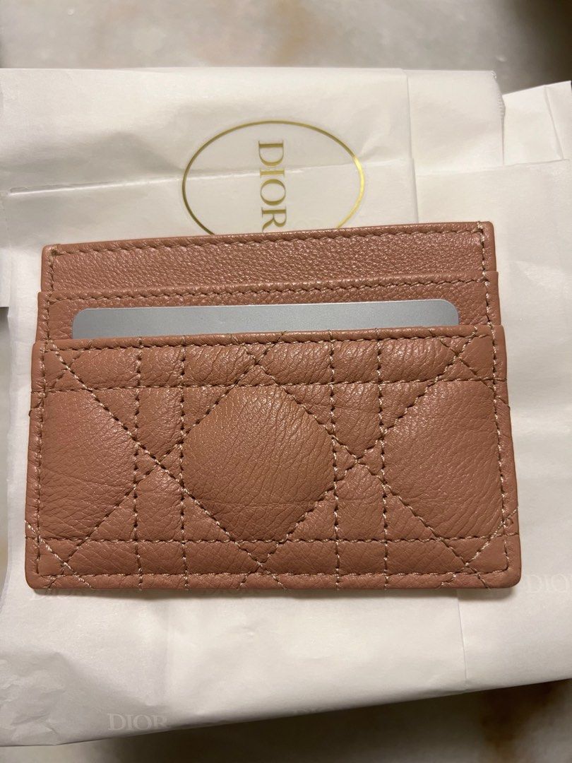 Dior caro five slot card holder, Women's Fashion, Bags & Wallets ...
