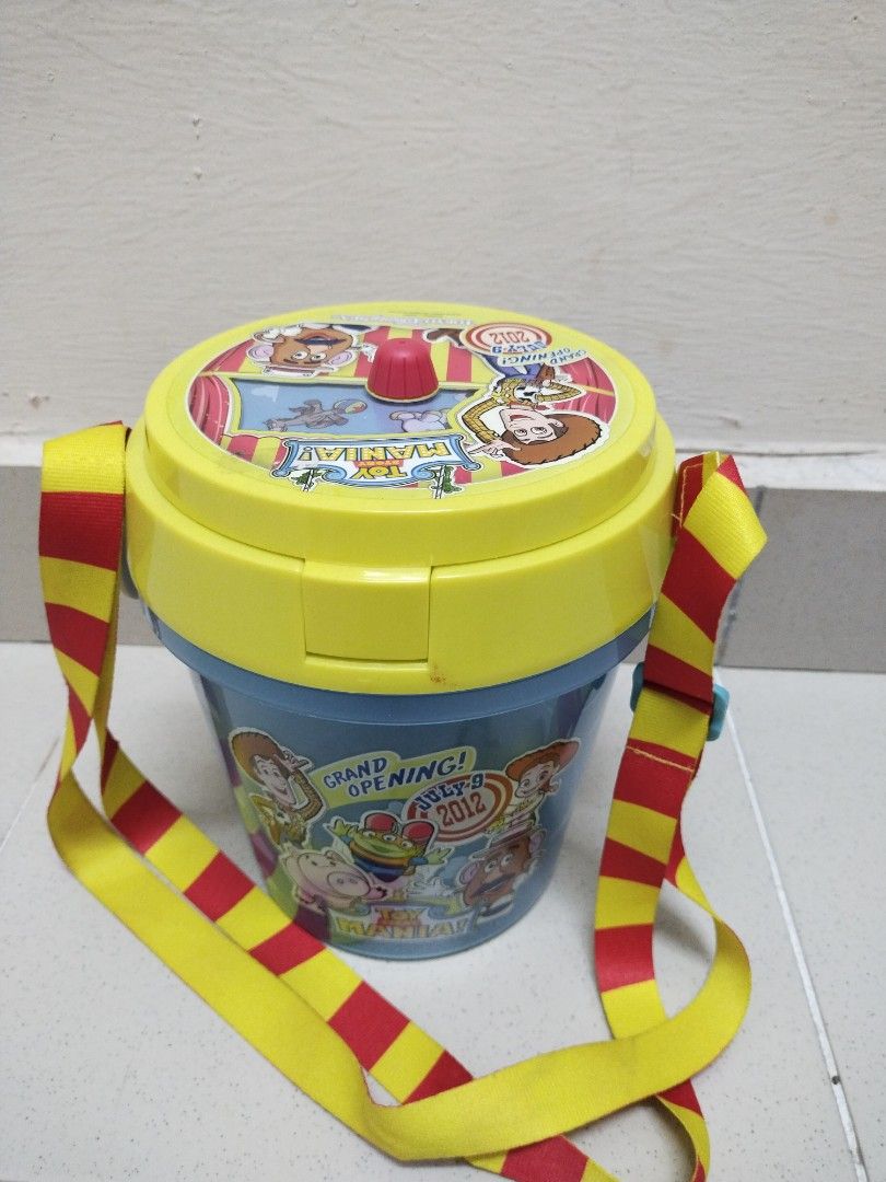 Disney Parks Toy Story Mania Popcorn Bucket c/w Toys Story Figure ...