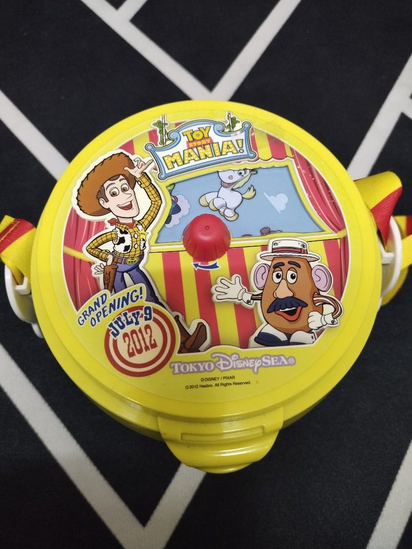 Disney Parks Toy Story Mania Popcorn Bucket c/w Toys Story Figure ...