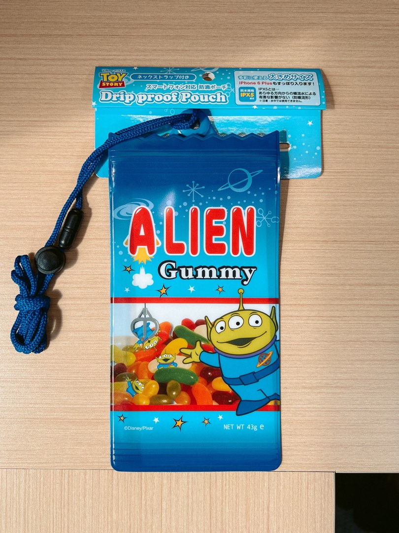 Disney Pixar Toy Story Alien Gummy Waterproof Dripproof Pouch, Hobbies ...