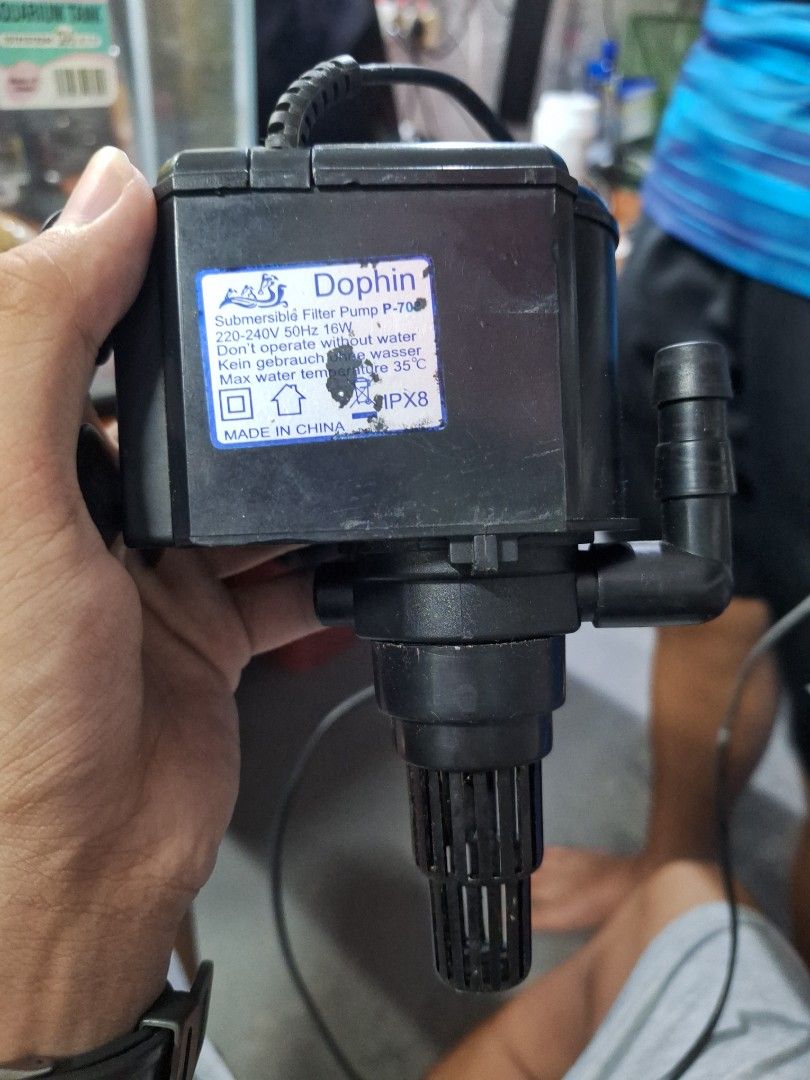 dolphin p-708 submersible filter pump, Pet Supplies, Homes & Other Pet ...