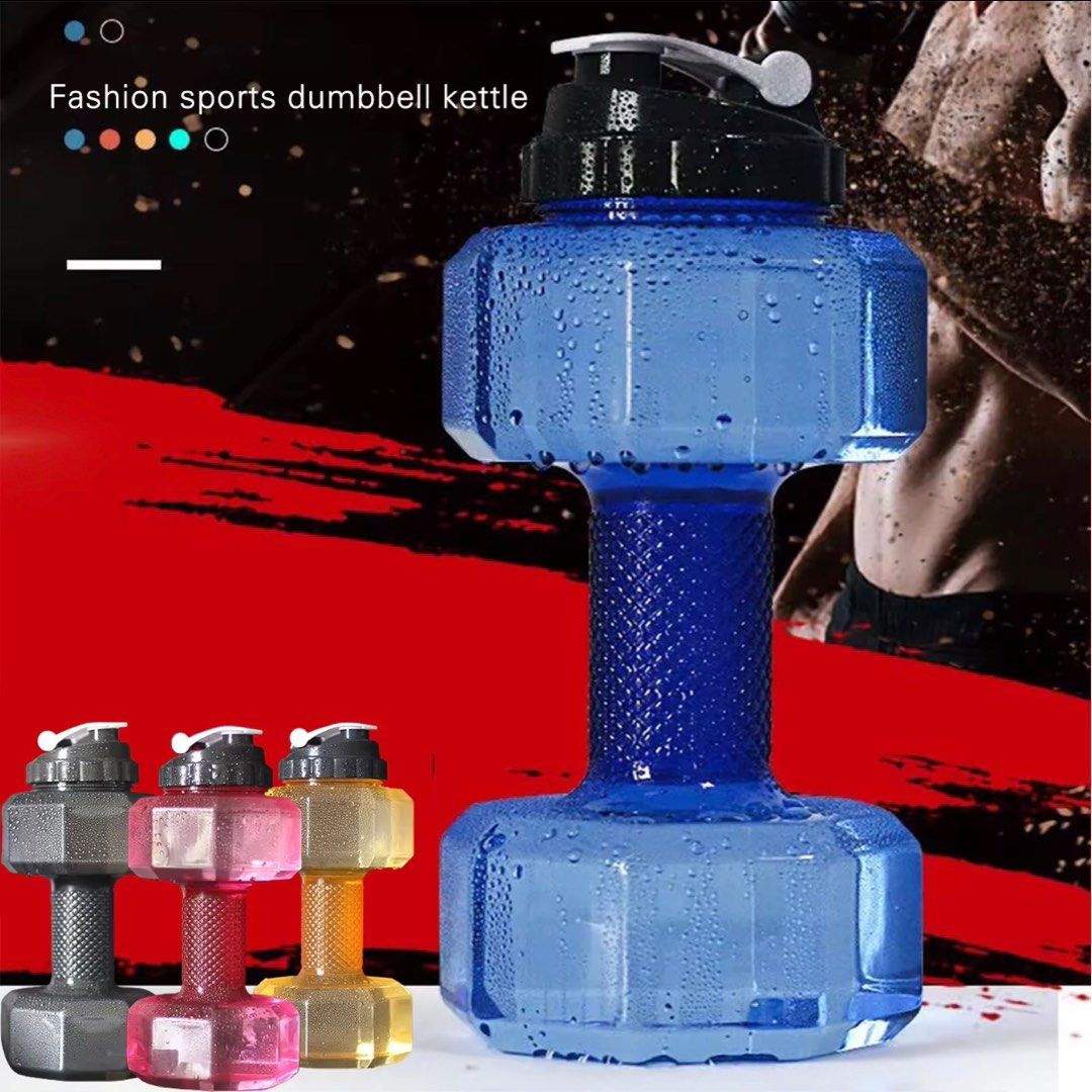 Dumbbell Water Bottle, Sports Equipment, Exercise & Fitness, Weights ...