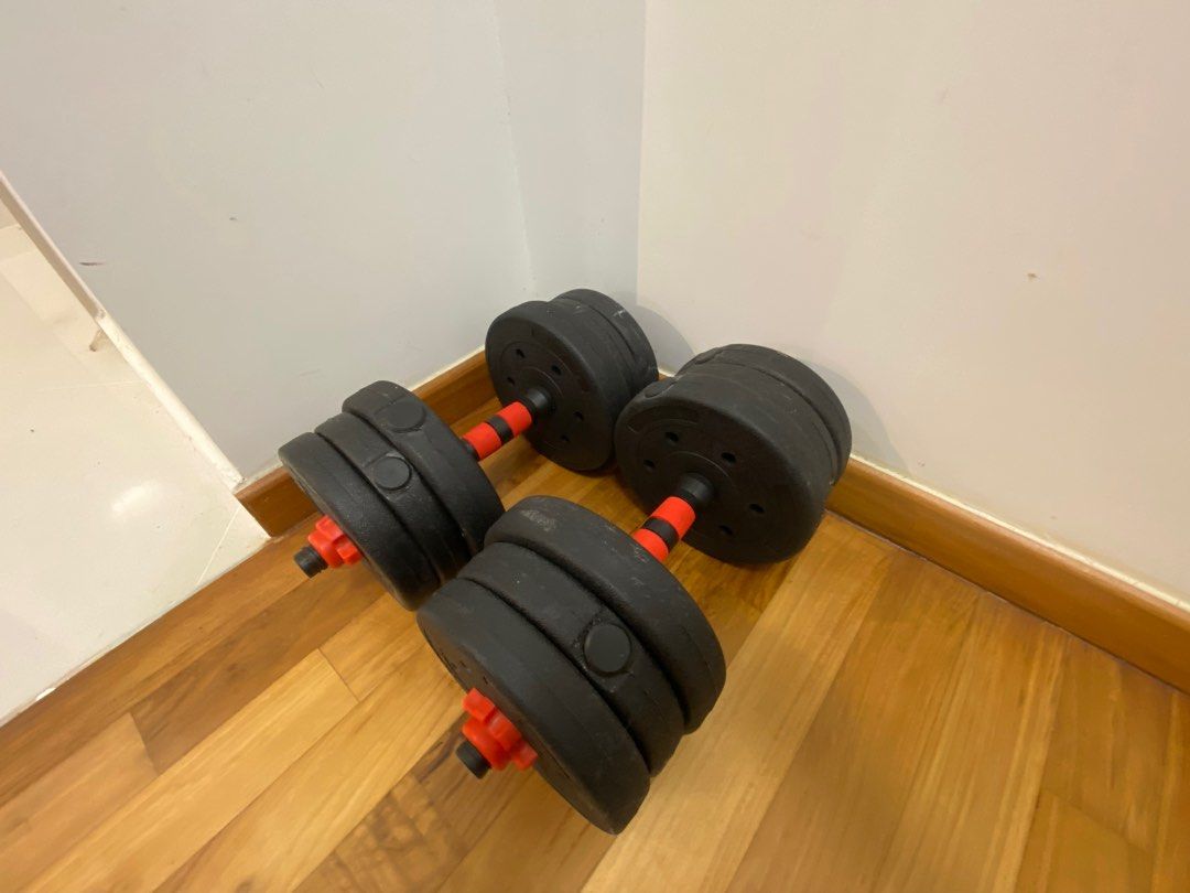 10KG Dumbbell (Stackable/Removable Plates), Sports Equipment, Exercise ...