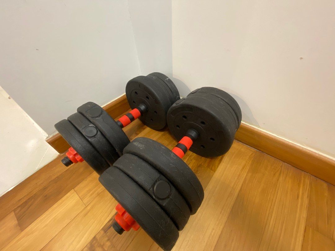 10KG Dumbbell (Stackable/Removable Plates), Sports Equipment, Exercise ...