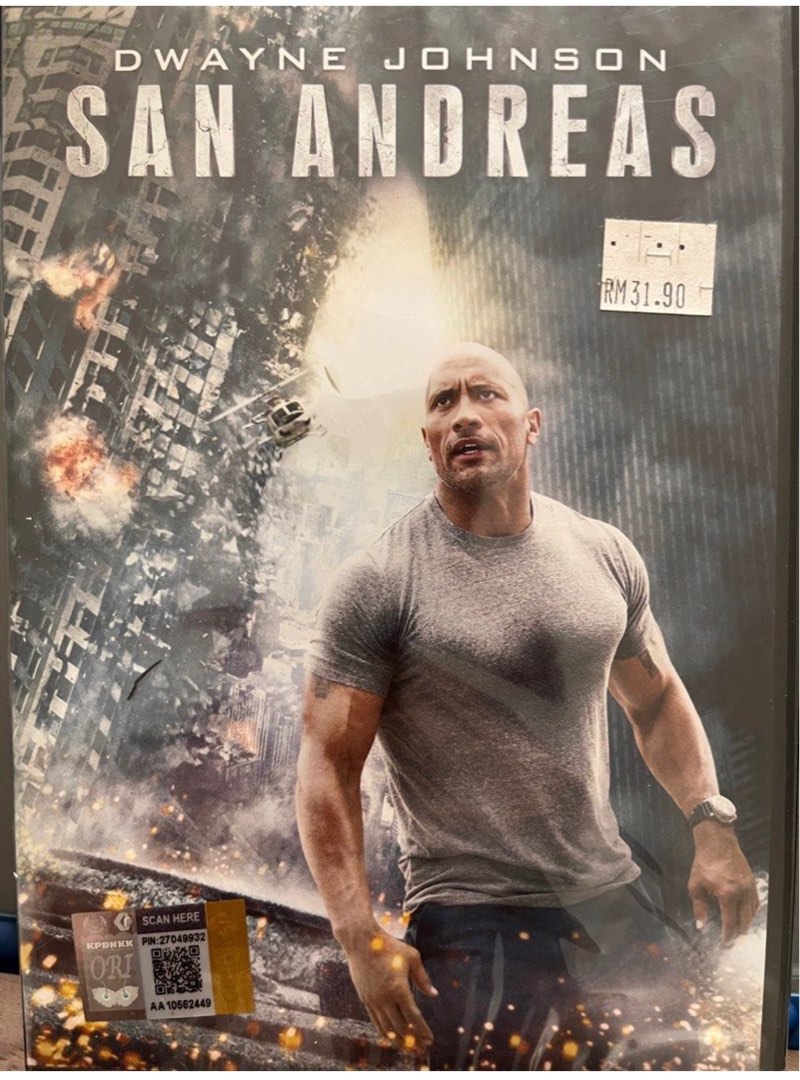 Dwayne Johnson San Andreas, Hobbies & Toys, Music & Media, CDs & DVDs ...