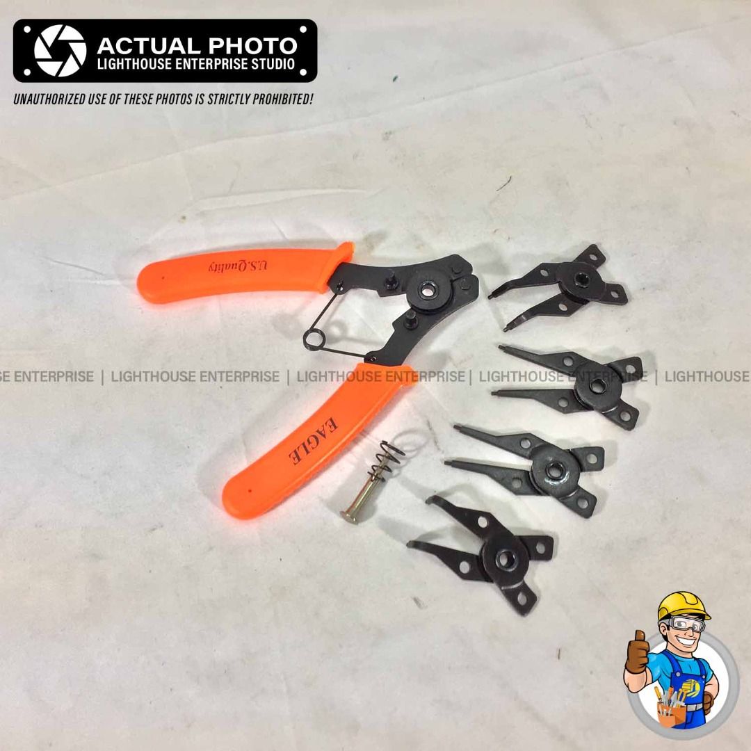 EAGLE Professional Tools 4in1 Snap Ring Pliers Set (EAGLE-SP41) *LIGHTHOUSE ENTERPRISE ...