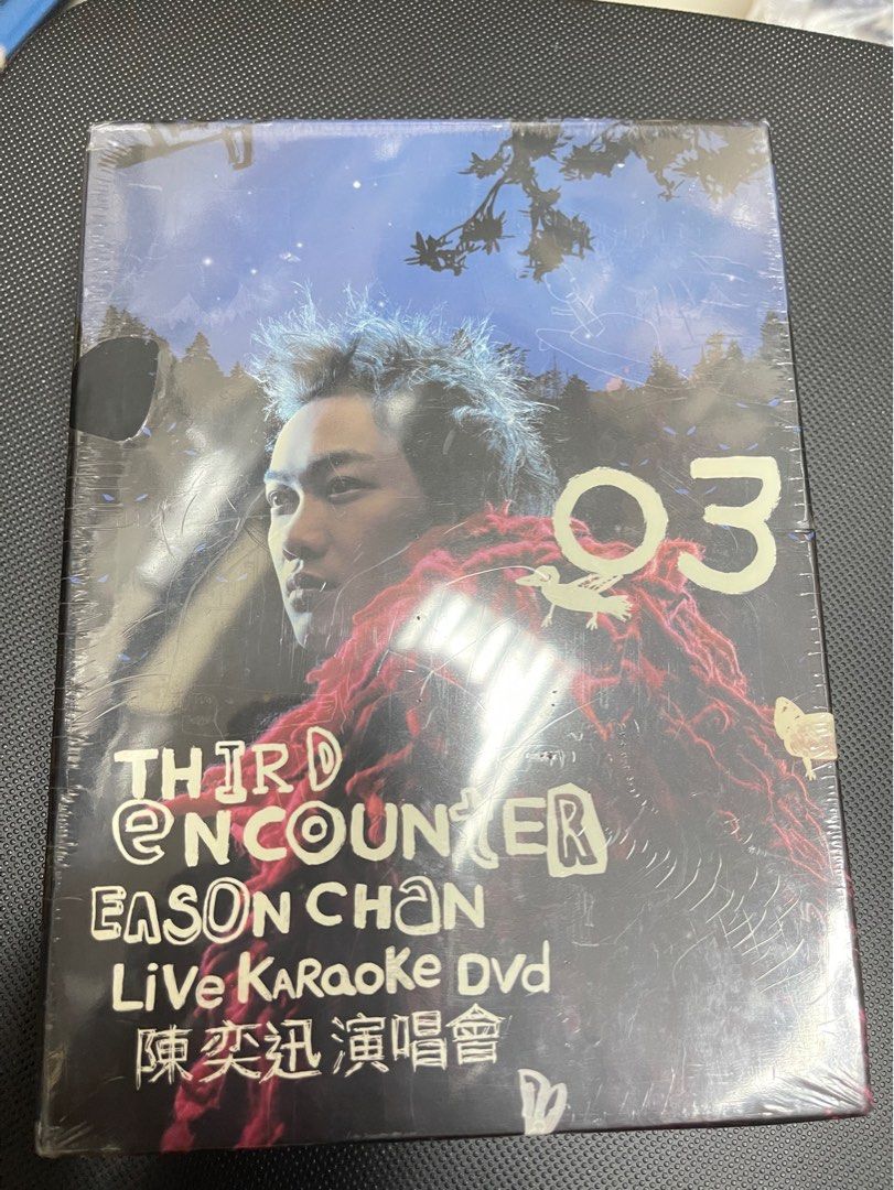Eason Chan 陳奕迅演唱會 DVD THIRD ENCOUNTER EASON CHAN LIVE KARAOKE DVD 絕版全新未 ...