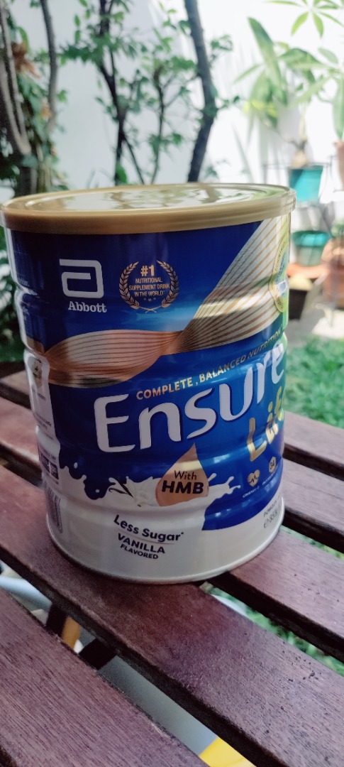 Ensure Life milk powder with HMB, Less Sugar, Vanilla, 850g, Health ...