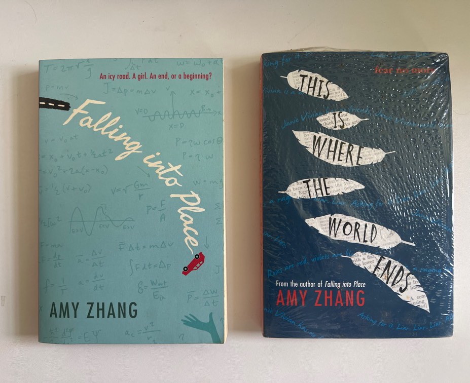 Falling Into Place & This is Where the World Ends by Amy Zhang on Carousell
