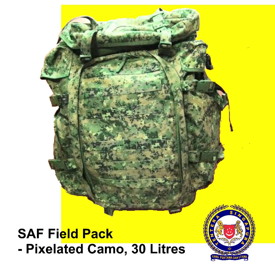 Field Pack SAF - 30 Litres - Military Singapore Army Next Gen, Sports ...