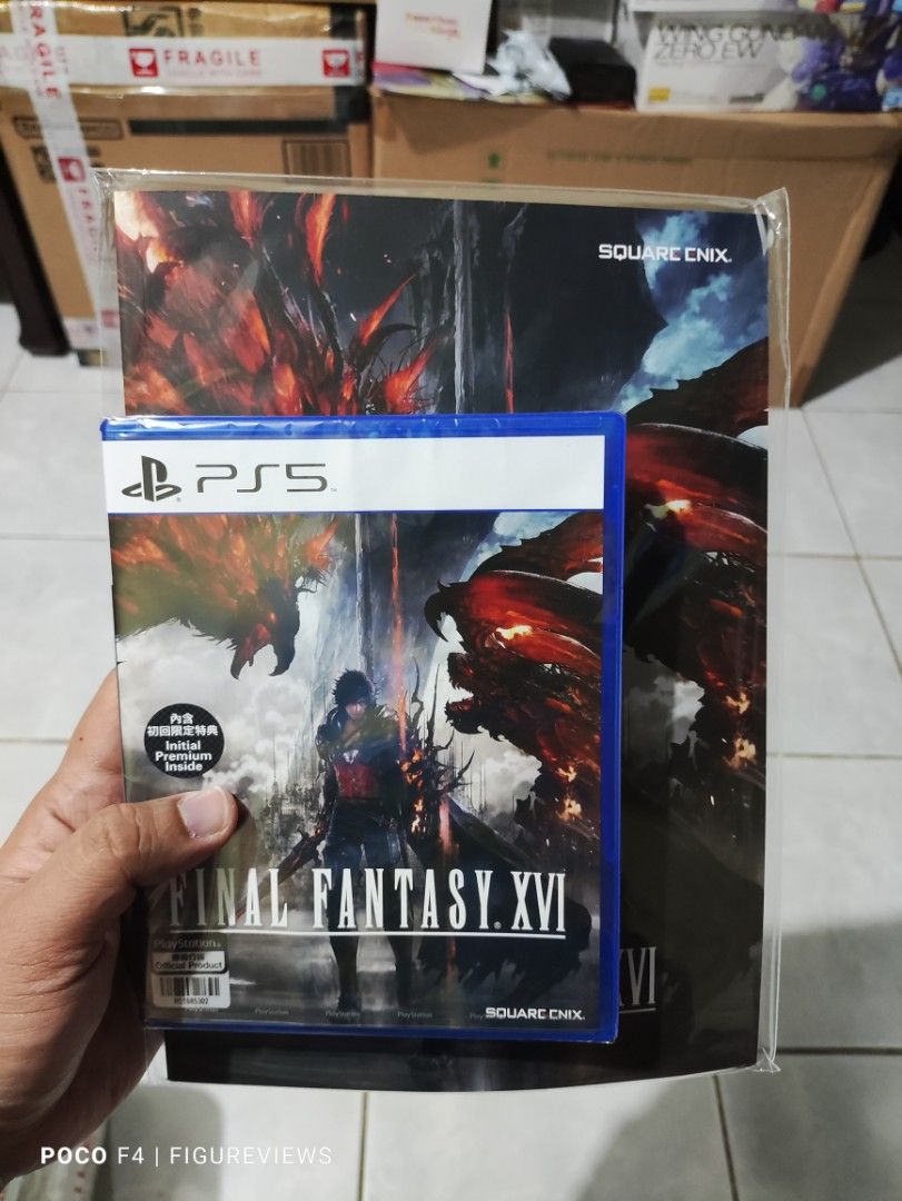 [Preloved/Used] Final Fantasy XVI for PS5 (FF16 for Playstation 5) with preorder freebie ...