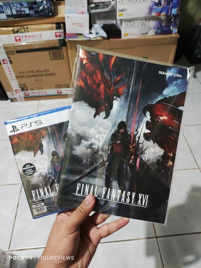 [Preloved/Used] Final Fantasy XVI for PS5 (FF16 for Playstation 5) with preorder freebie ...