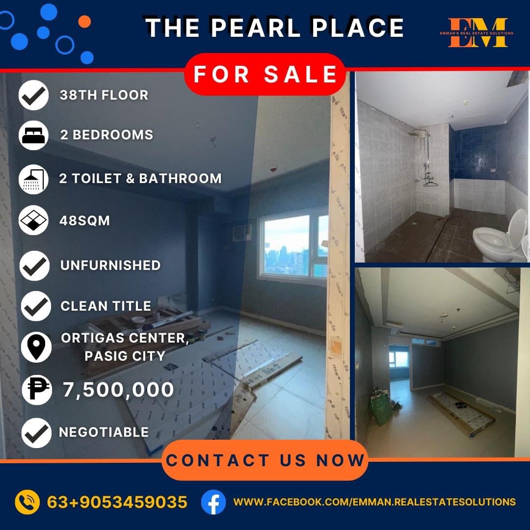 FIRE SALE ALL IN 2BR Unit The Pearl Place Tower B Pasig, Property, For Sale, Apartments & Condos ...