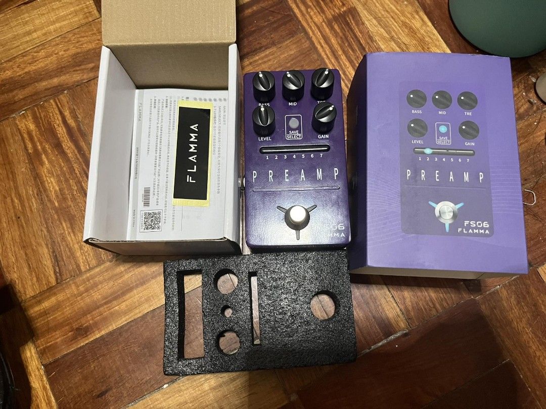 Flamma FS06- Preamp Pedal (w/ box), Hobbies & Toys, Music & Media ...