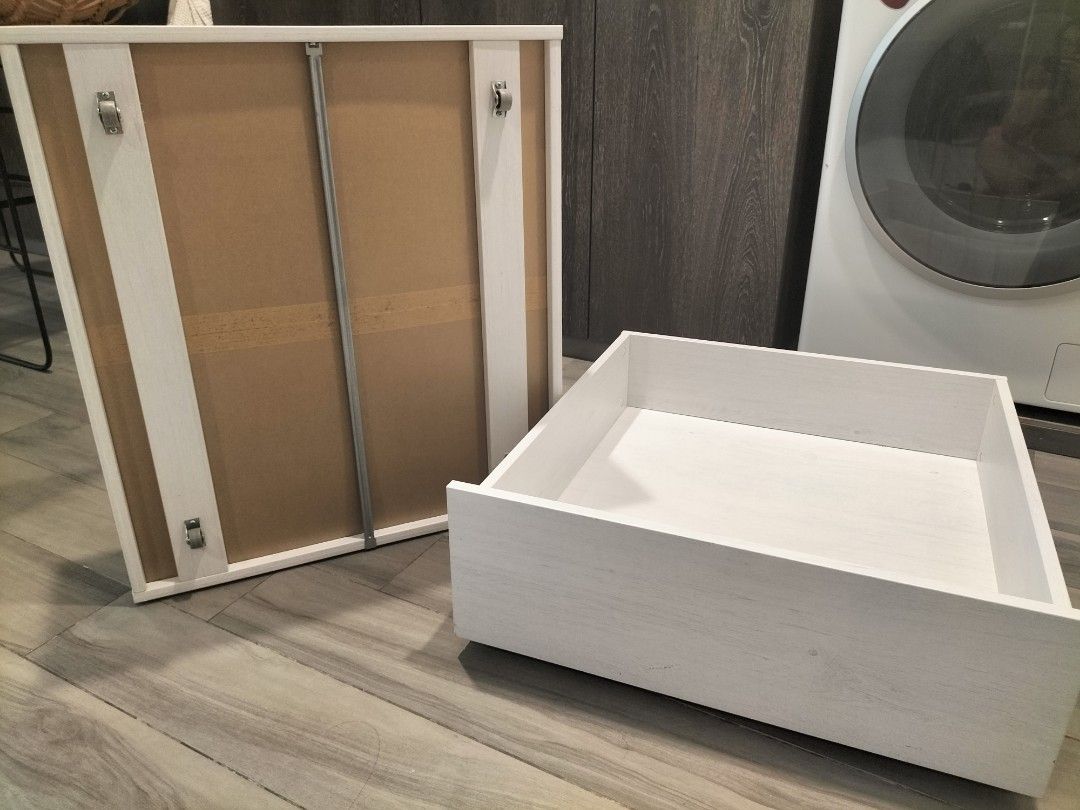 Foldable Sofa Bed with IKEA Storage Drawers, Furniture & Home Living ...