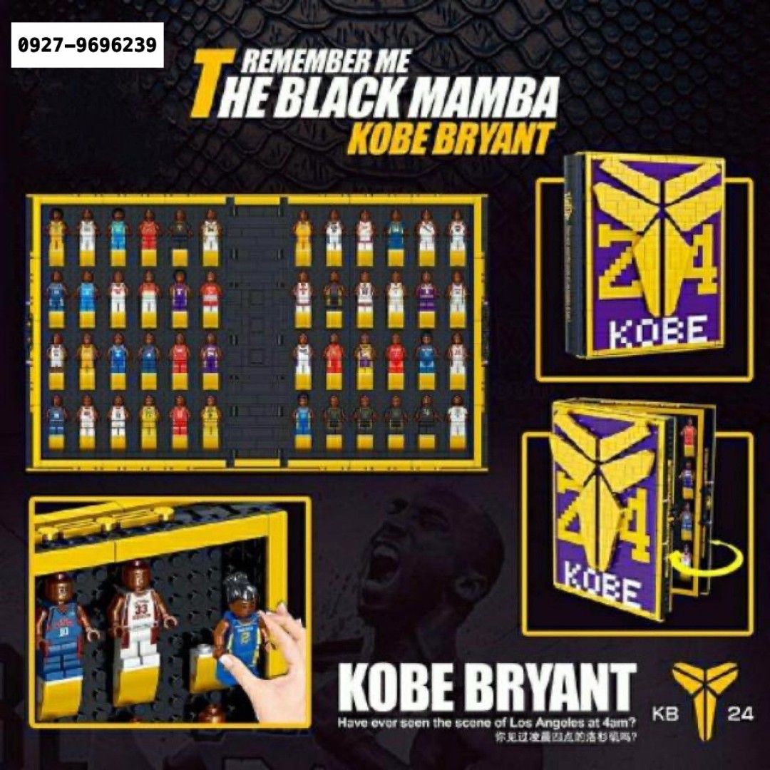 For Sale The Black Mamba KOBE BRYANT BuIlding Blocks Book LEGO ...