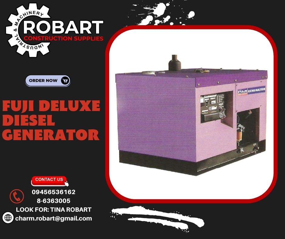 FUJI DELUXE DIESEL GENERATOR (WITH KUBOTA ENGINE), Commercial ...
