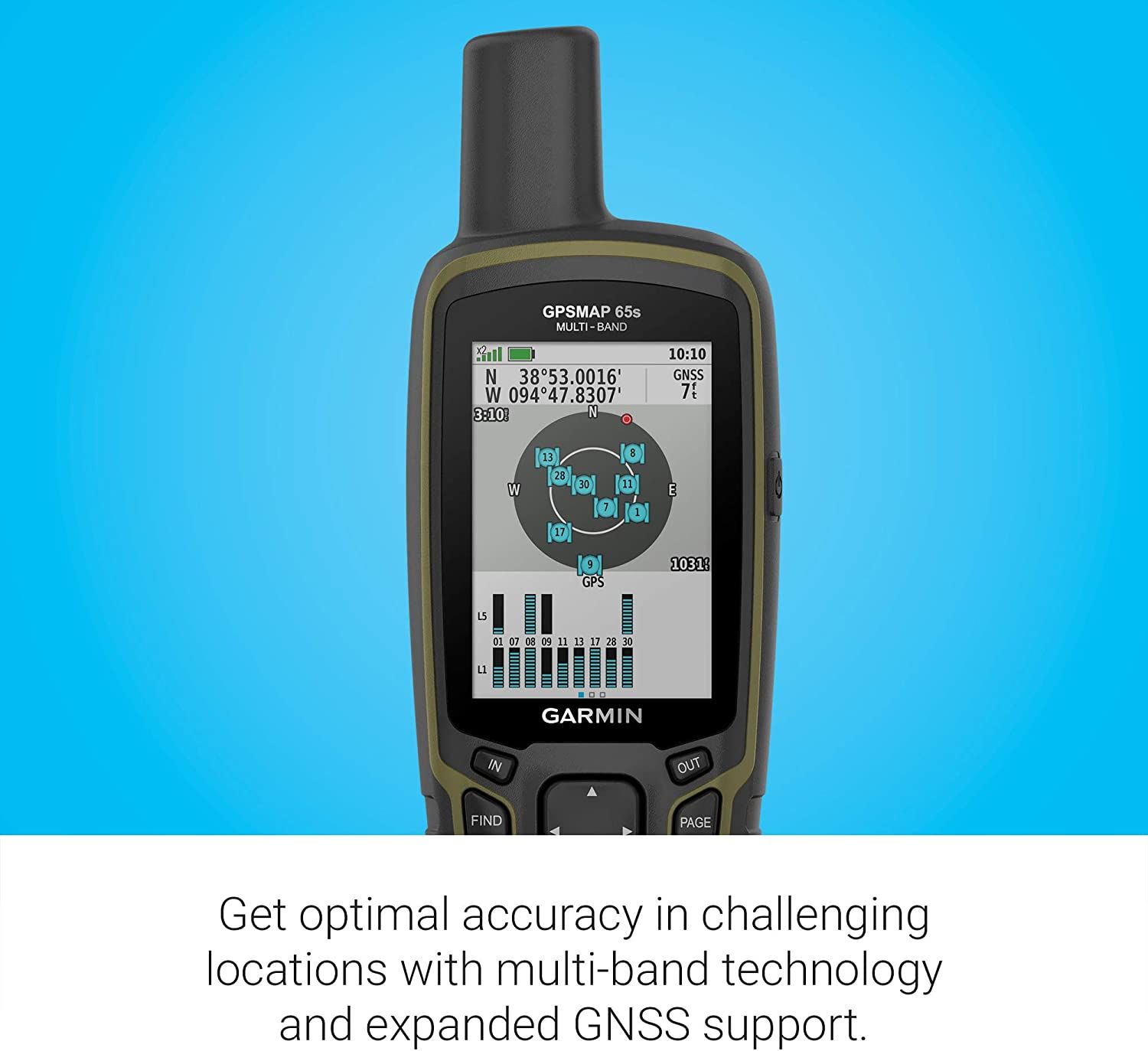 Garmin GPSMAP 65s, Button-Operated Handheld with Altimeter and Compass ...