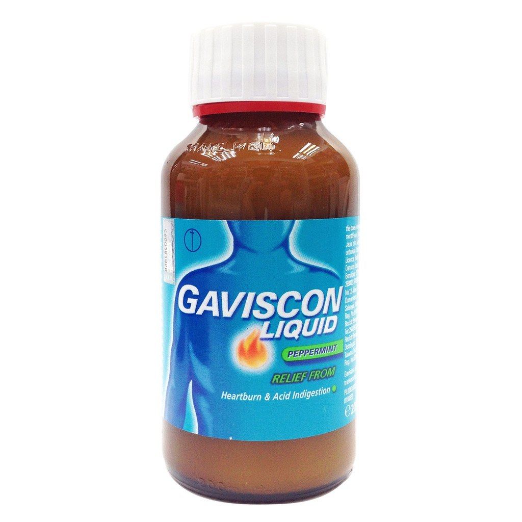 Gaviscon Peppermint Liquid (200ml), Health & Nutrition, Medical ...