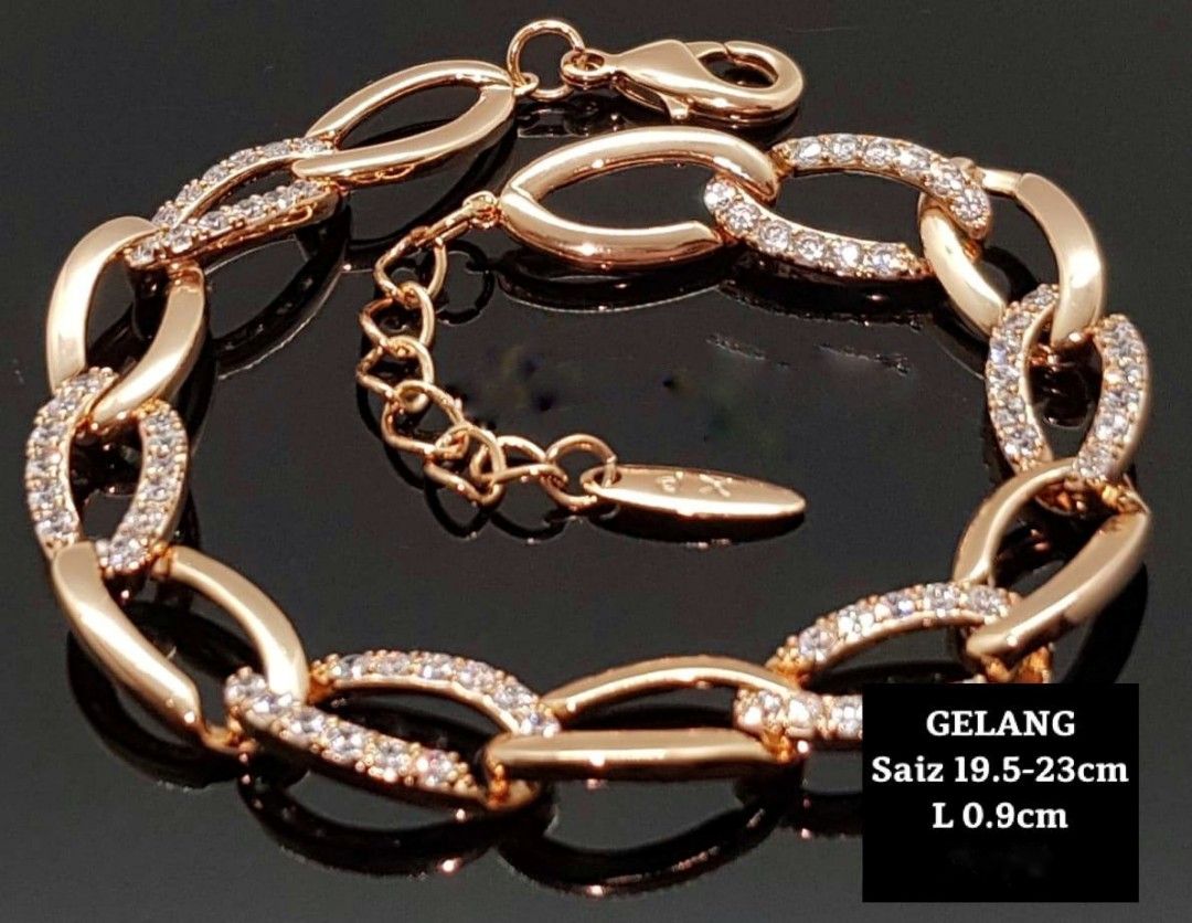 GELANG SUASA BATU ZICRON, Women's Fashion, Jewelry & Organisers ...