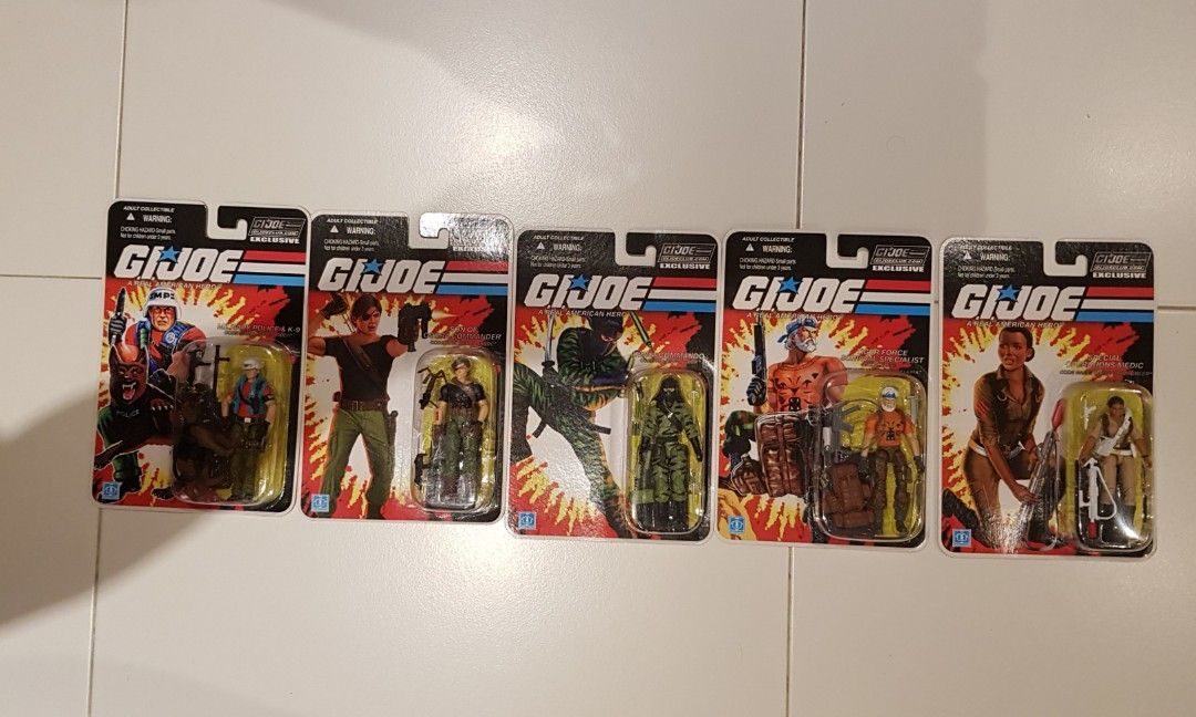 G.I. JOE Collector's Club Figure Subscription Service 3.0 (5 Figures ...