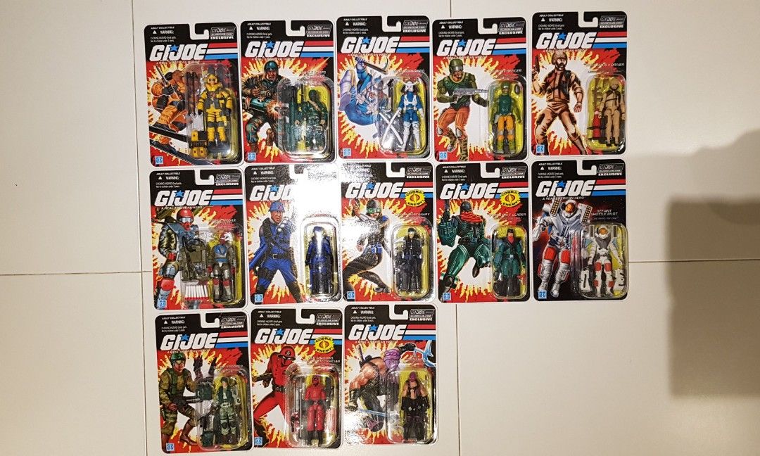 G.I. JOE Collector's Club Figure Subscription Service 8.0 Full Set ...