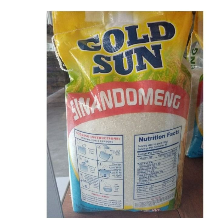 Goldsun Well Milled Sinandomeng White Rice 2 kg,5kg,10kg,25kg on Carousell