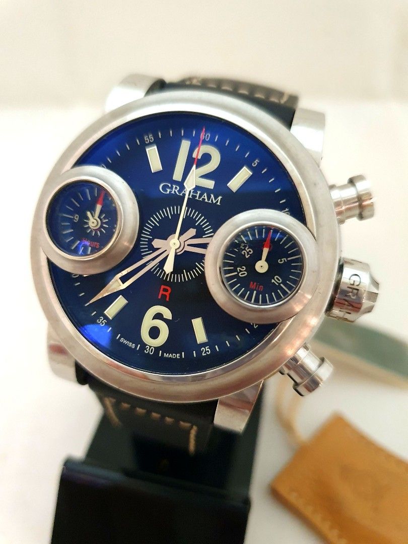 Graham Swordfish Chronograph Automatic Watch, Luxury, Watches on Carousell
