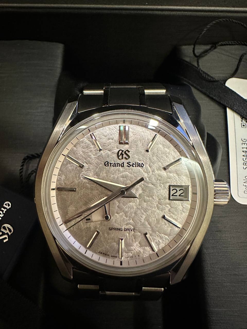 Grand Seiko SBGA413 Shunbun Spring Drive, Luxury, Watches on Carousell