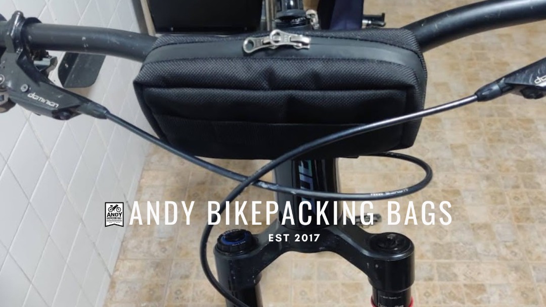 Handlebar Bag - For Enduro bikes, Riser Bars, etc... (ballistic codura ...