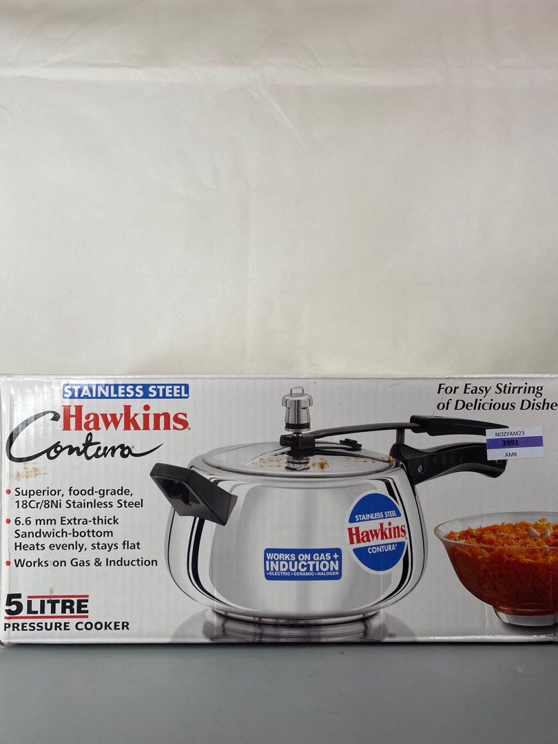 Hawkins 5L Pressure Cooker, Furniture & Home Living, Kitchenware ...
