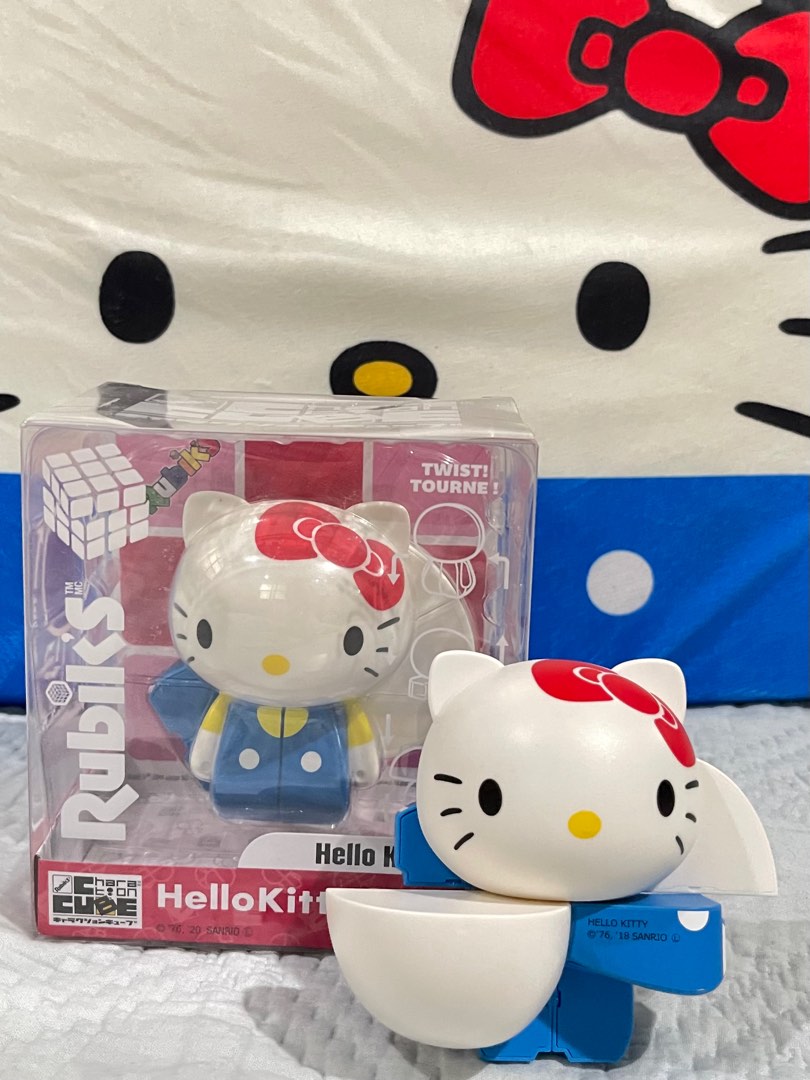 Hello Kitty Rubik’s Cube, Hobbies & Toys, Toys & Games on Carousell