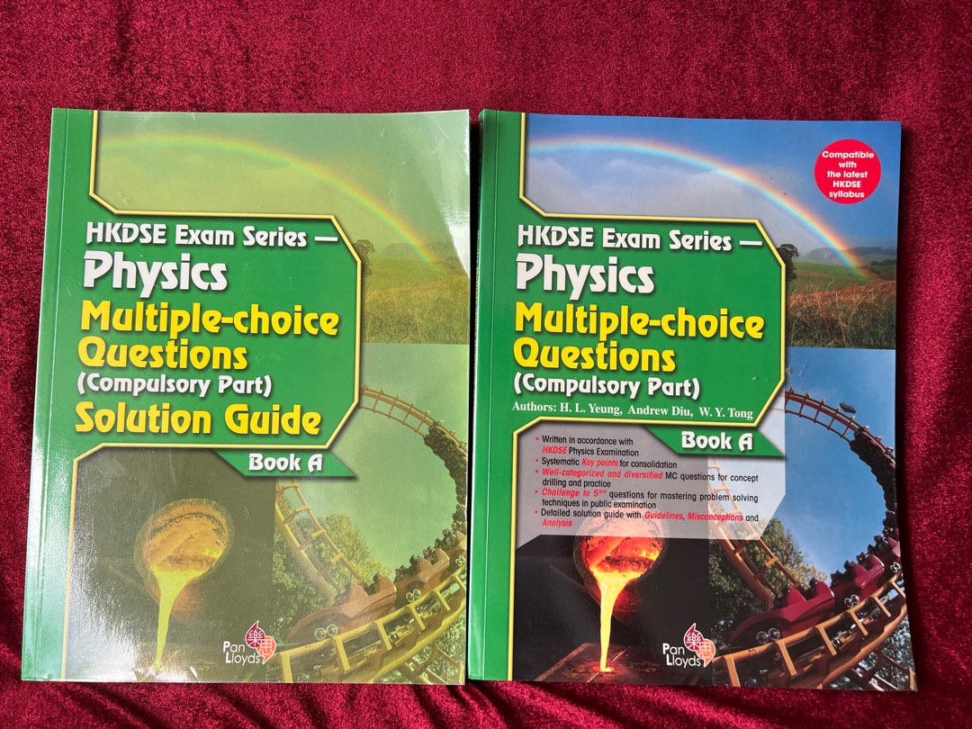 HKDSE Exam Series Physics Multiple choice Questions & Solution guide (Book A), 興趣及遊戲, 書本 & 文具 ...