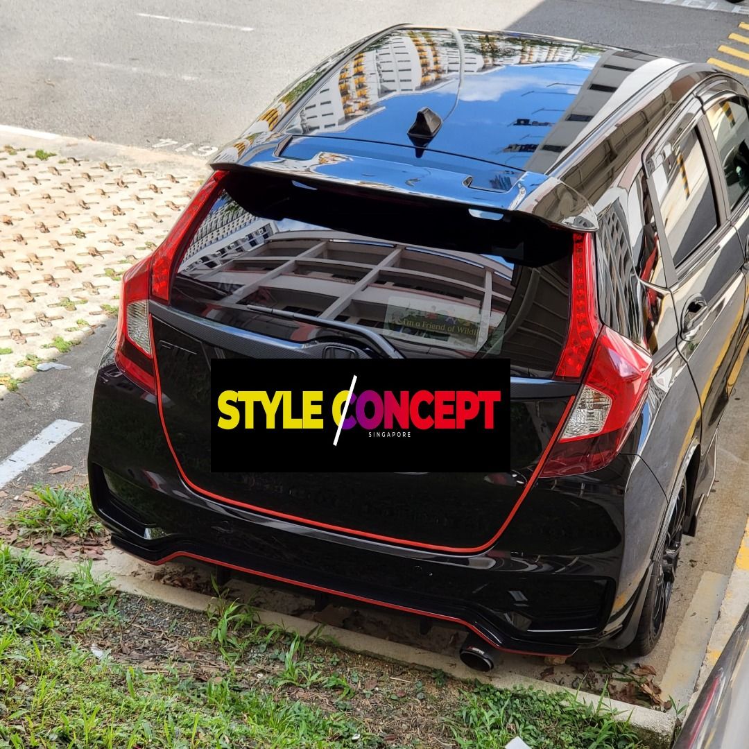 Honda Fit Bumper line stickers - Authentic Red 3M Reflective Tape 2023 ...
