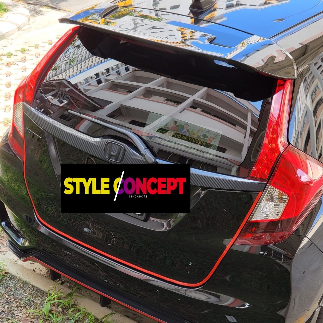 Honda Fit Bumper line stickers - Authentic Red 3M Reflective Tape 2023 ...