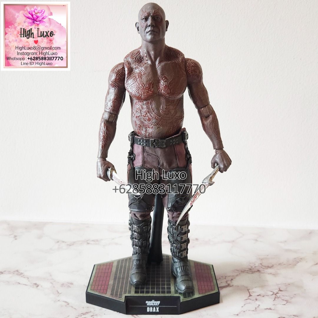 Hot Toys Guardians Of The Galaxy Drax the Destroyer 1/6 BIB MARVEL ...