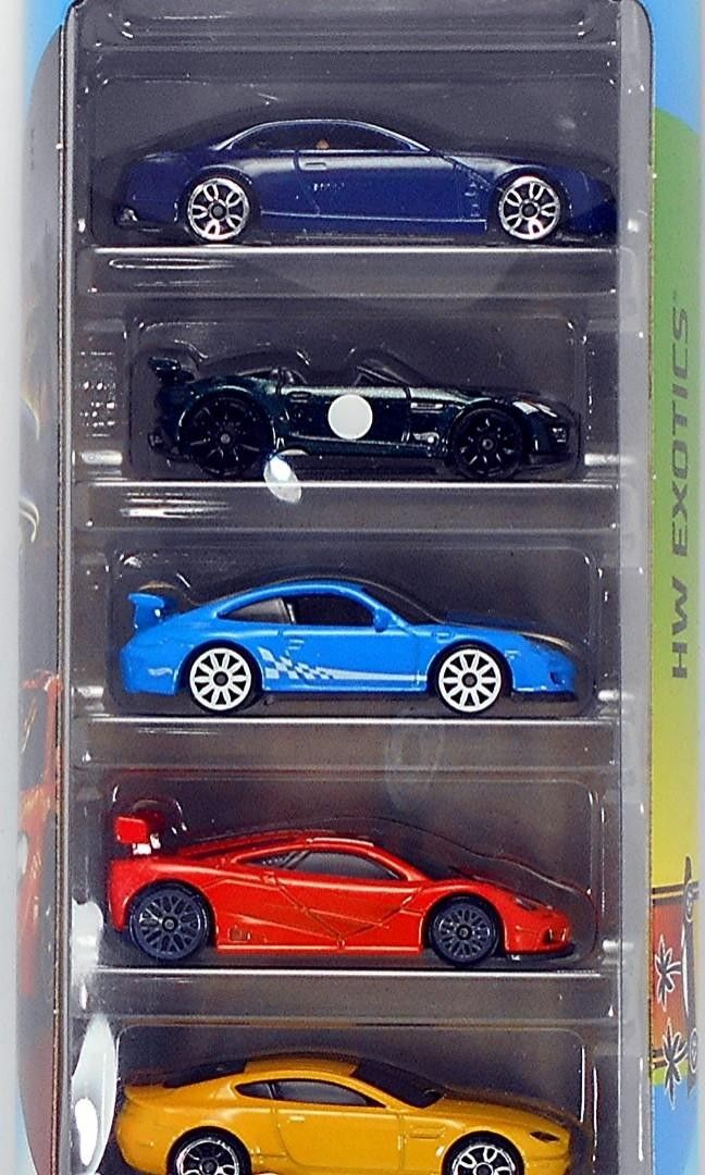 Hot Wheels 2020 5 Pack: HW Exotics McLaren F1 GTR - Orange, Hobbies ...