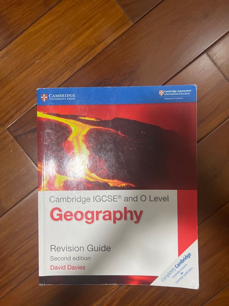 IGCSE CIE Cambridge geography revision guide, 興趣及遊戲, 書本 & 文具, 教科書 - Carousell