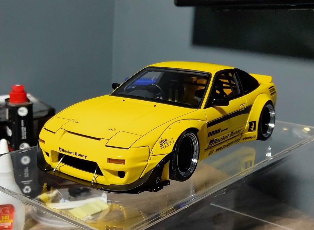 1:18 Ignition model 180sx rocket bunny, Hobbies & Toys, Toys & Games on Carousell