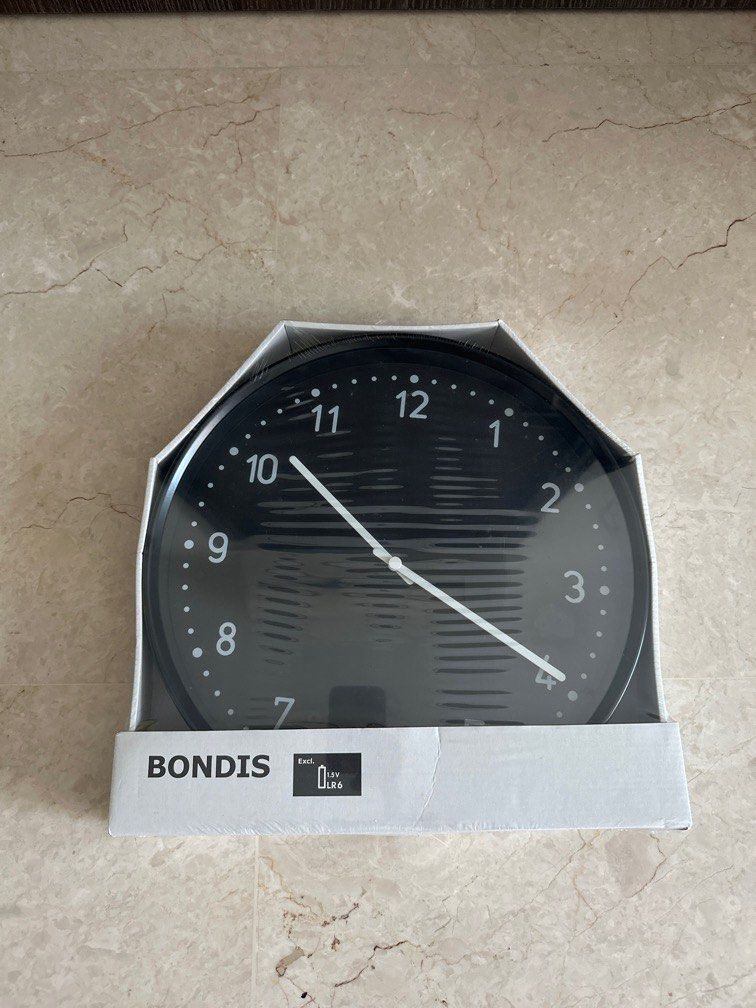 IKEA Bondis Wall Clock, Furniture & Home Living, Home Decor, Clocks on ...