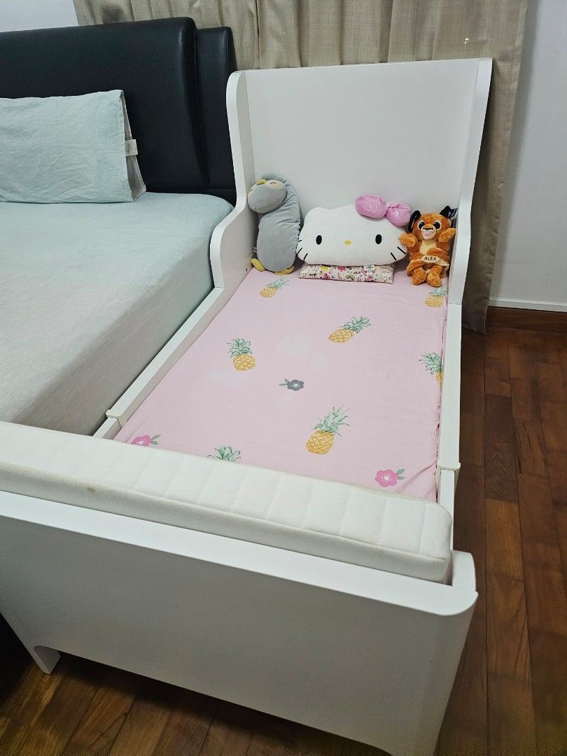 Ikea extendable bedframe &, Babies & Kids, Baby Nursery & Kids ...