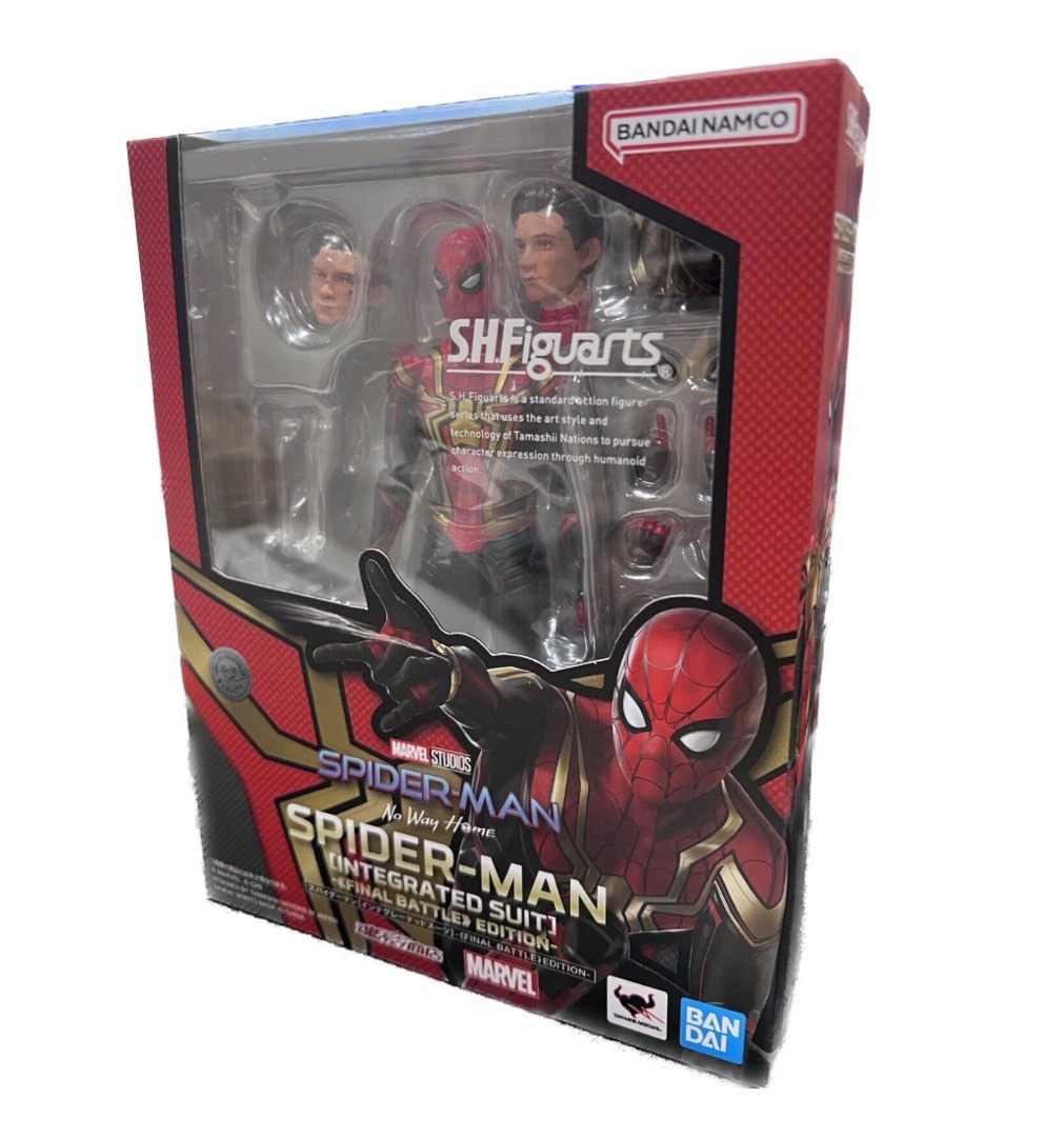 [In hand] Bandai SHF S.H. Figuarts Integrated Suit Spiderman Spider-man ...